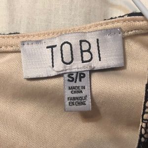 Tobi | Dresses | Beige And Black Lace Bodycon Dress From Tobi | Poshmark
